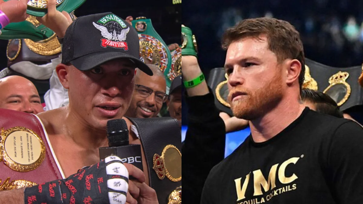 David Benavidez vuelve a retar a Canelo Álvarez tras noquear al Zurdo ...