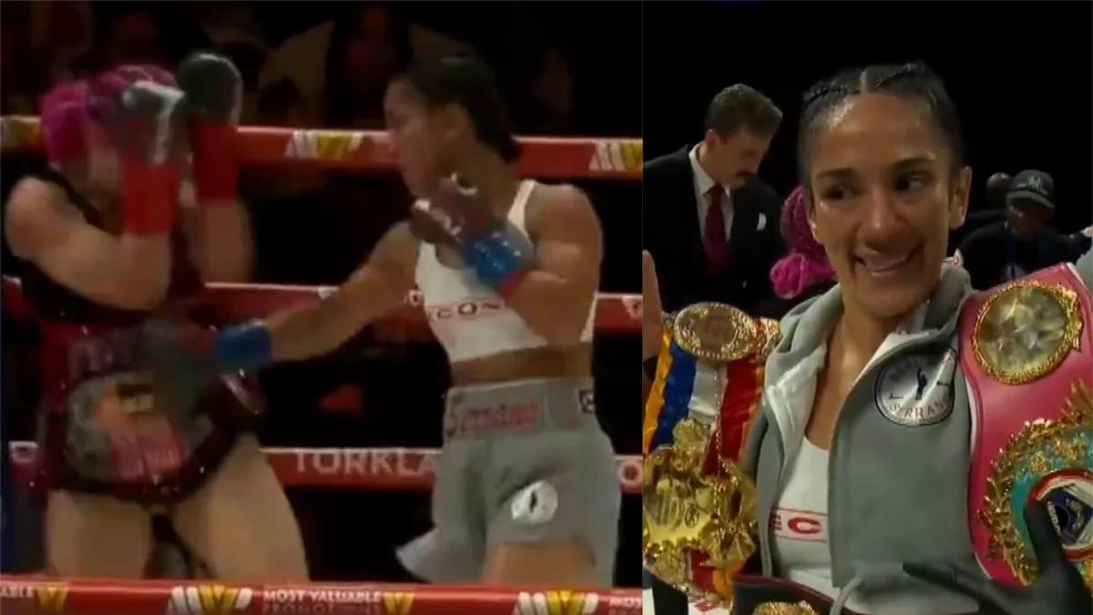 Amanda Serrano luce y detiene en dos rounds a Cheyenne Hanson | Izquierdazo